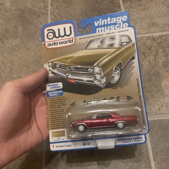 Auto World | Toys | Vhtf Auto World Ultra Red Chase 964 Pontiac Grand ...